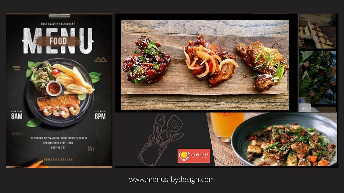 Cool Restaurant Online Menu Design: Go Beyond Your Reach | by Menus By ...
