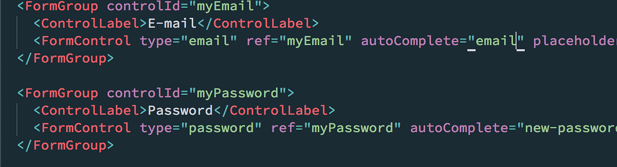 Turning Off Autocomplete in Chrome with React | by Paul Matthew Jaworski | Paul Jaworski | Medium