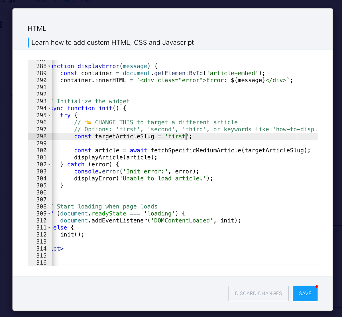 How to Embed a Single Medium Article on Your Website — With Preview ...