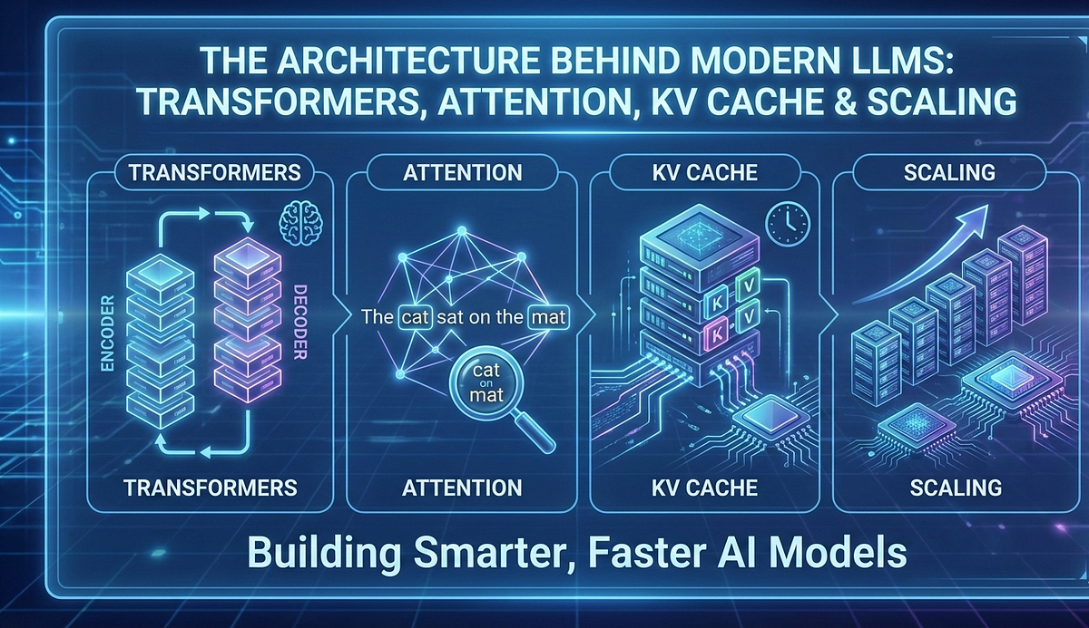 The Architecture Behind Modern LLMs: Transformers, Attention, KV Cache ...