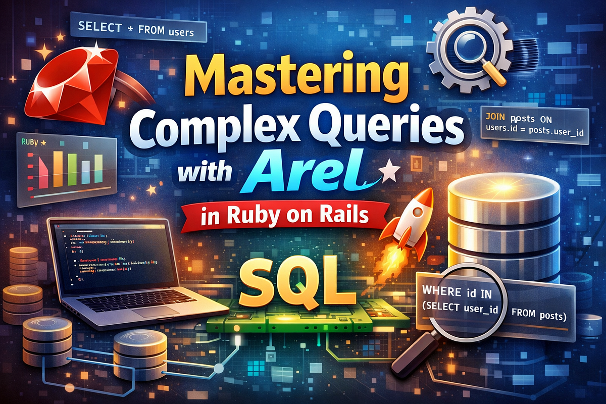 Mastering Complex Database Queries with Arel in Ruby on Rails 🚀 | by ...