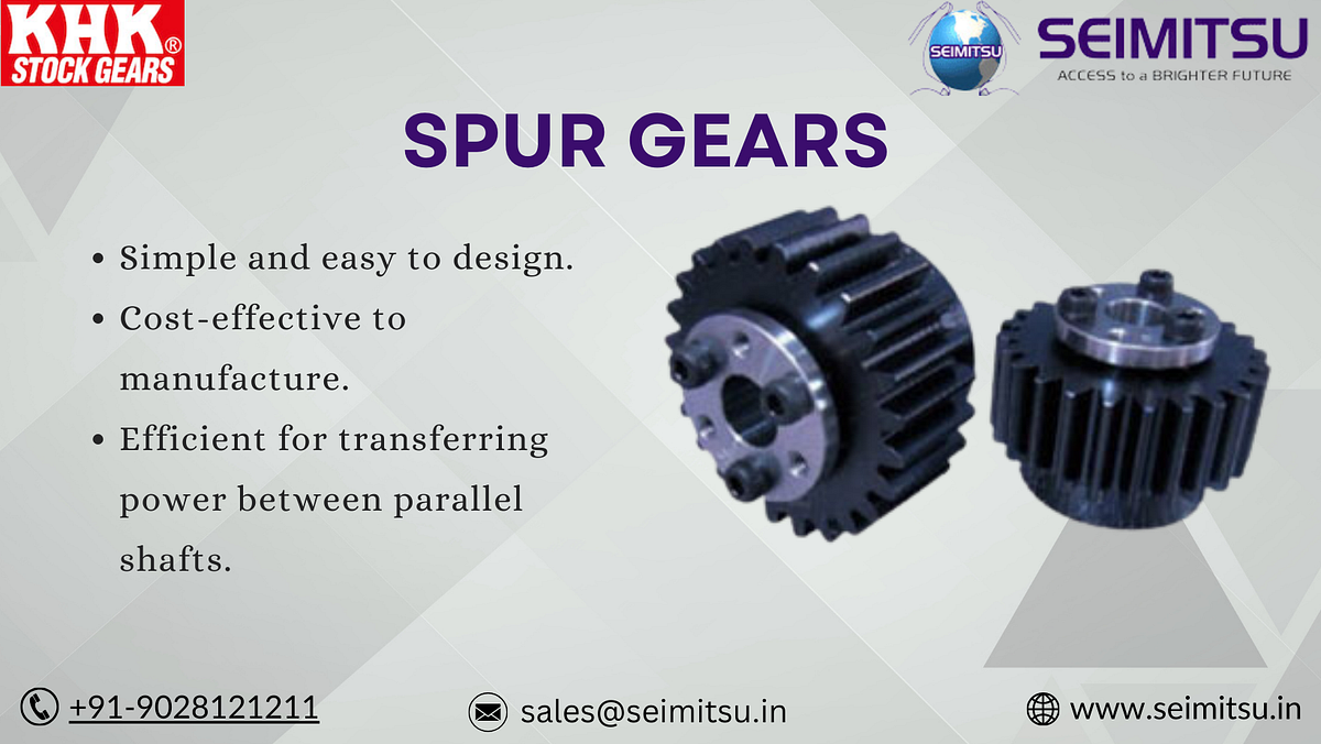 KHK Spur Gearing | SEIMITSU - SEIMITSU Factory Automation Pvt. Ltd. distributor - Medium