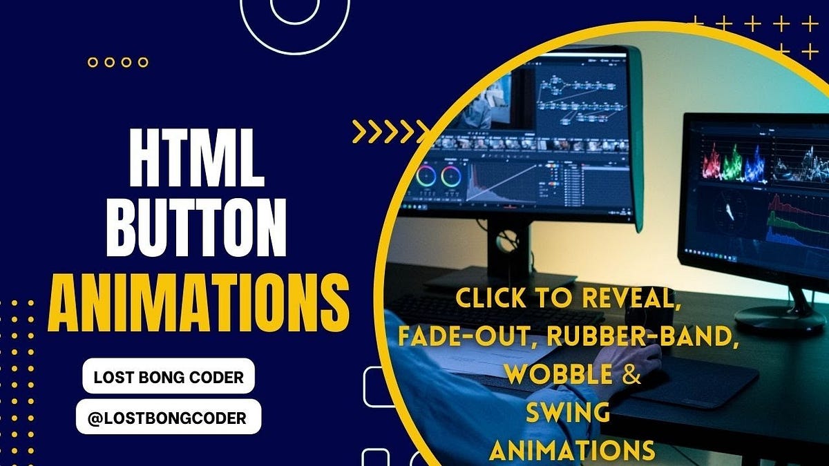 HTML & CSS MAGIC: CREATE CLICK TO REVEAL, FADE OUT, RUBBER BAND, WOBBLE, SWIRL BUTTON ANIMATIONS ...