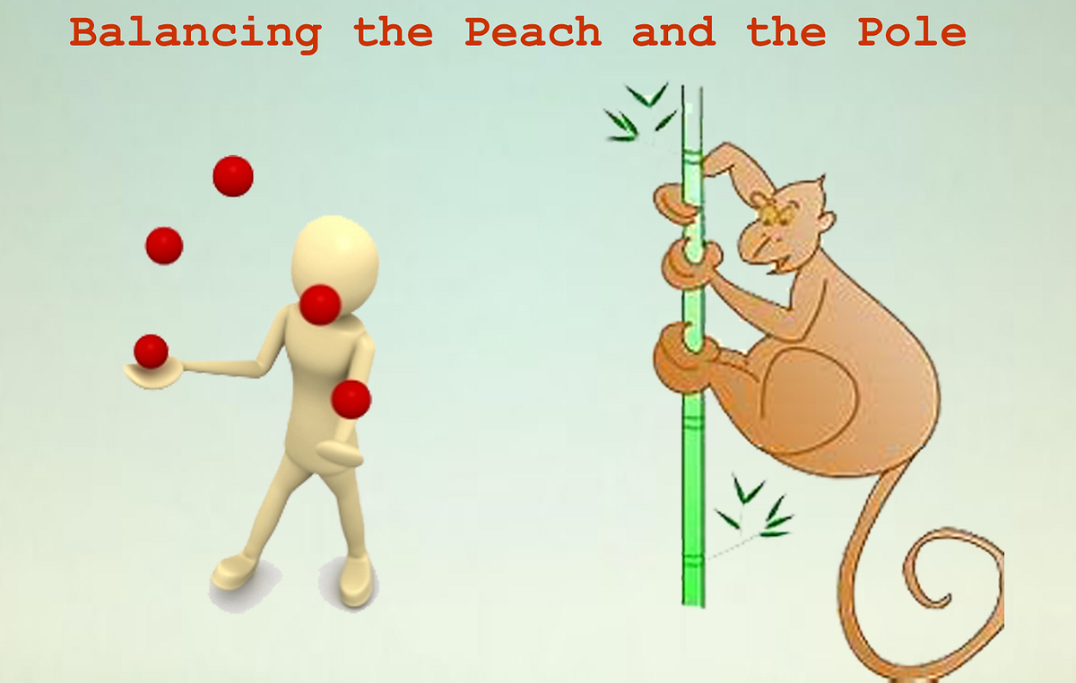 The Juggler and the Monkey show. In the street of ‘working’, The ...