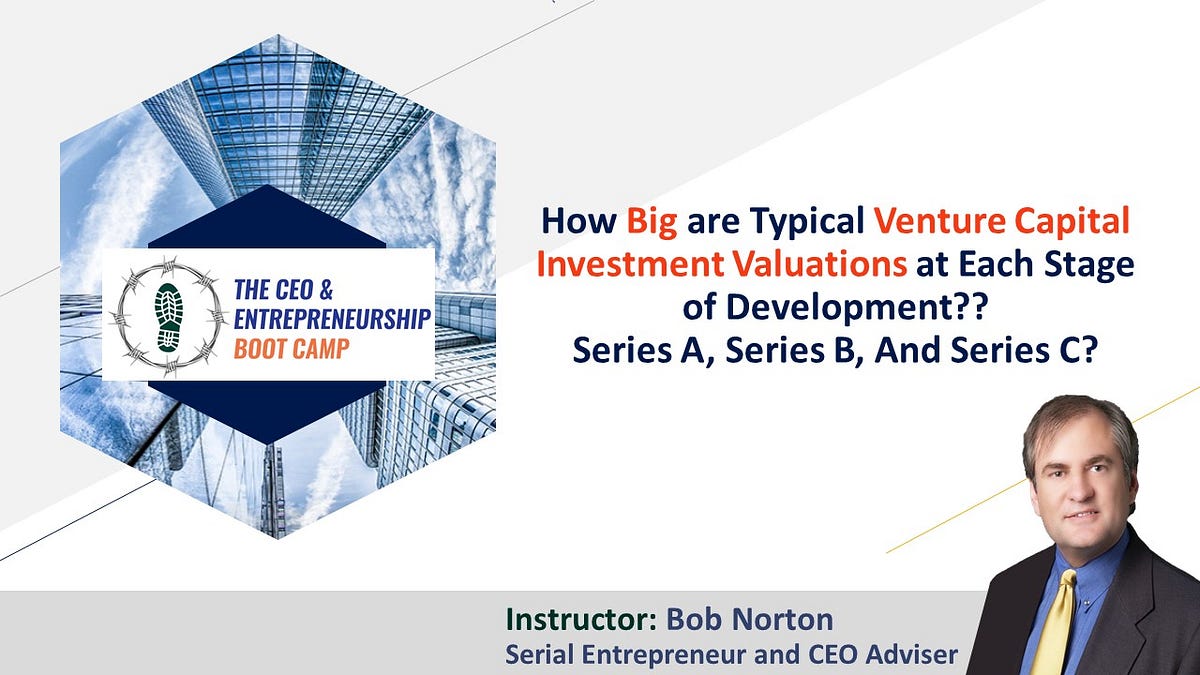 How Big are Typical Venture Capital Investment Valuations at Each Stage ...