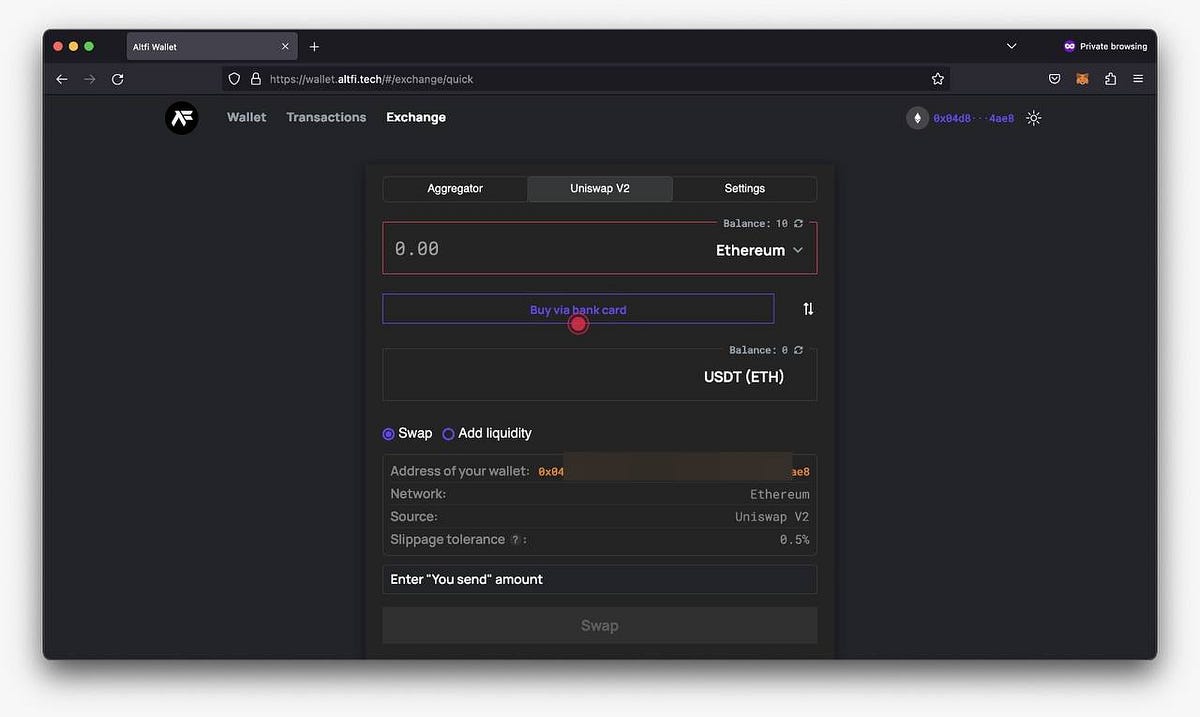 AltFi Wallet 1.1 Now Available: Enhanced Trading at Your Fingertips! | by AltFi | Medium