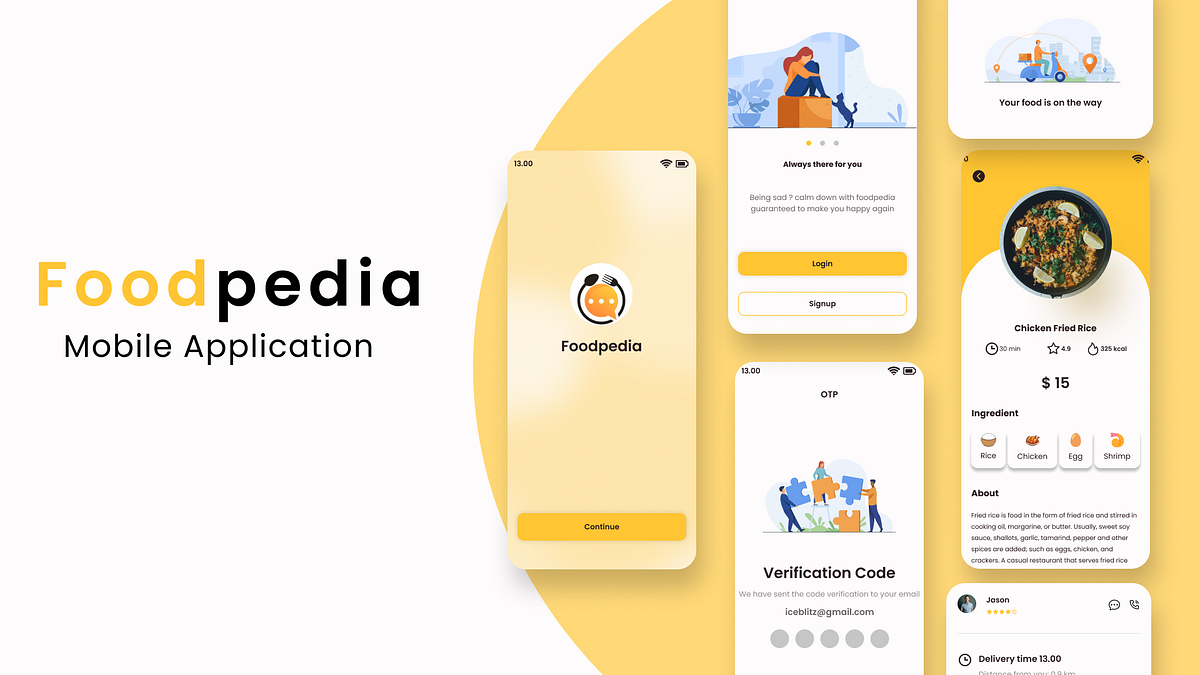 UI/UX Case Study : Foodpedia Design As A Food Delivery App | by Fia ...