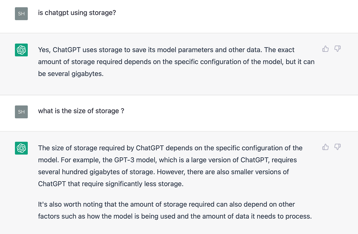 Off Topic: Is ChatGPT opening tech storage opportunities? | by Shafquat ...