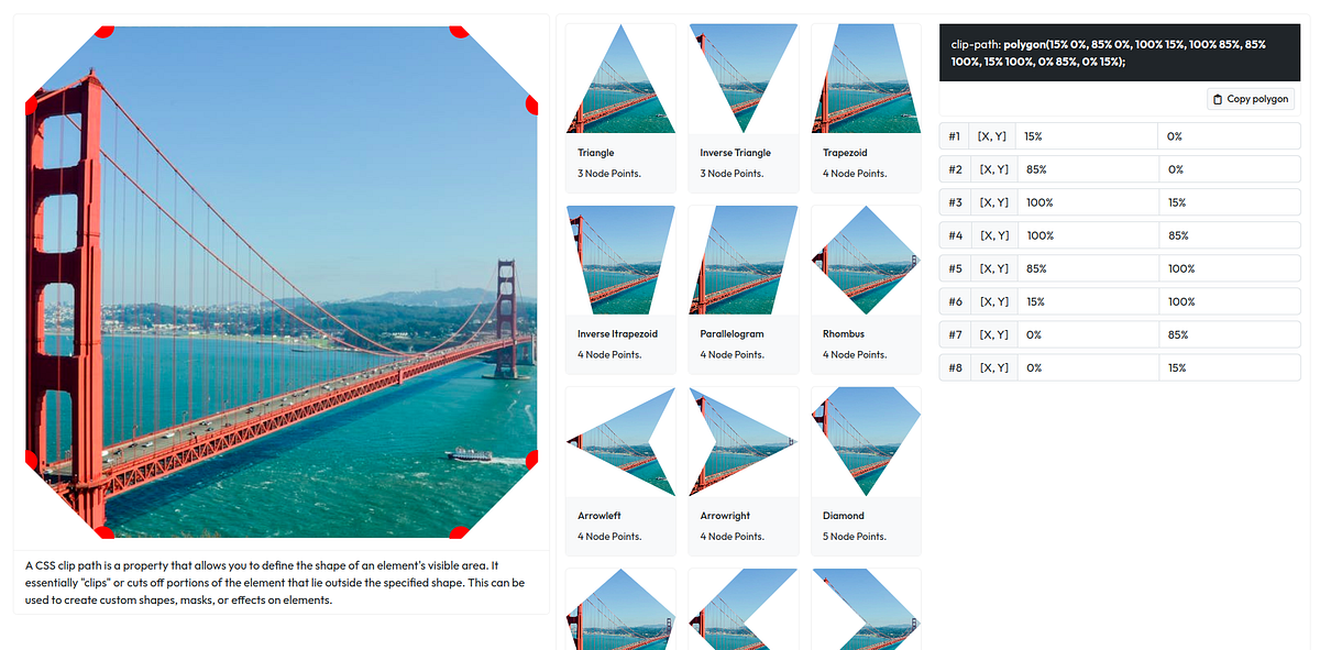 Creating Custom Shape Masks with Beforepost Clip-Path Generator Tools | by Manojkumar Muthukumar ...