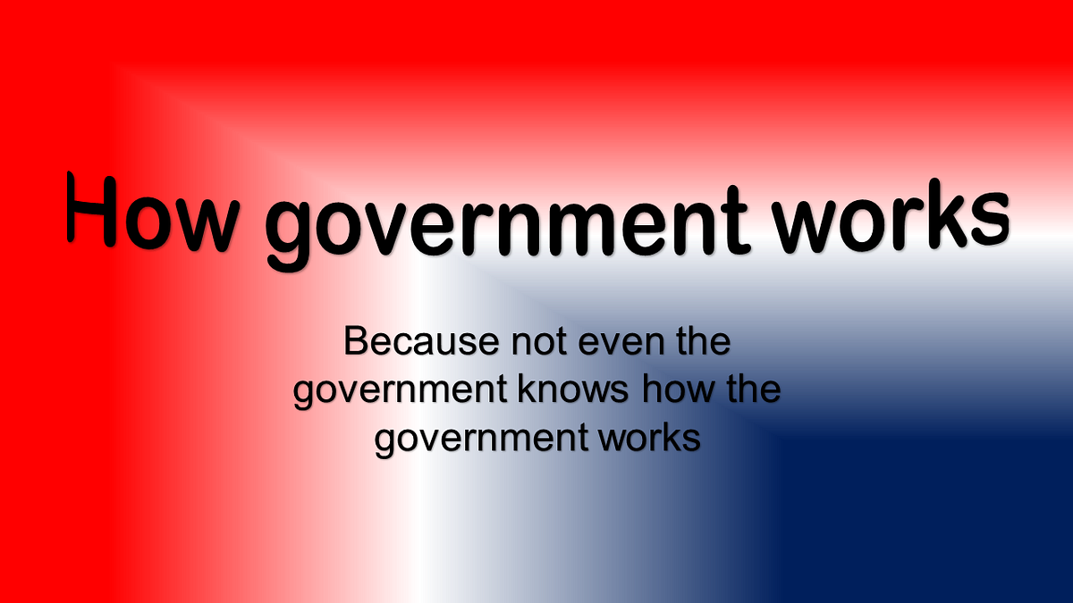 How the government actually works, a visual guide | by Renée Millette ...
