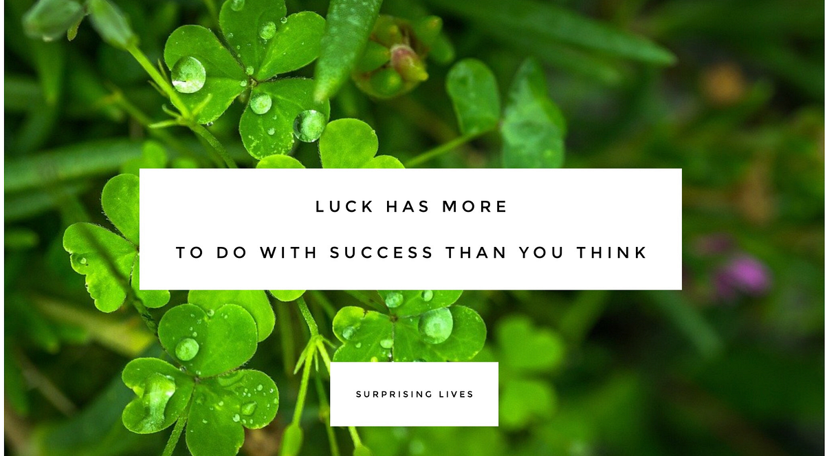 Why Your Success May Have Less to Do with Talent Than You Think | by ...