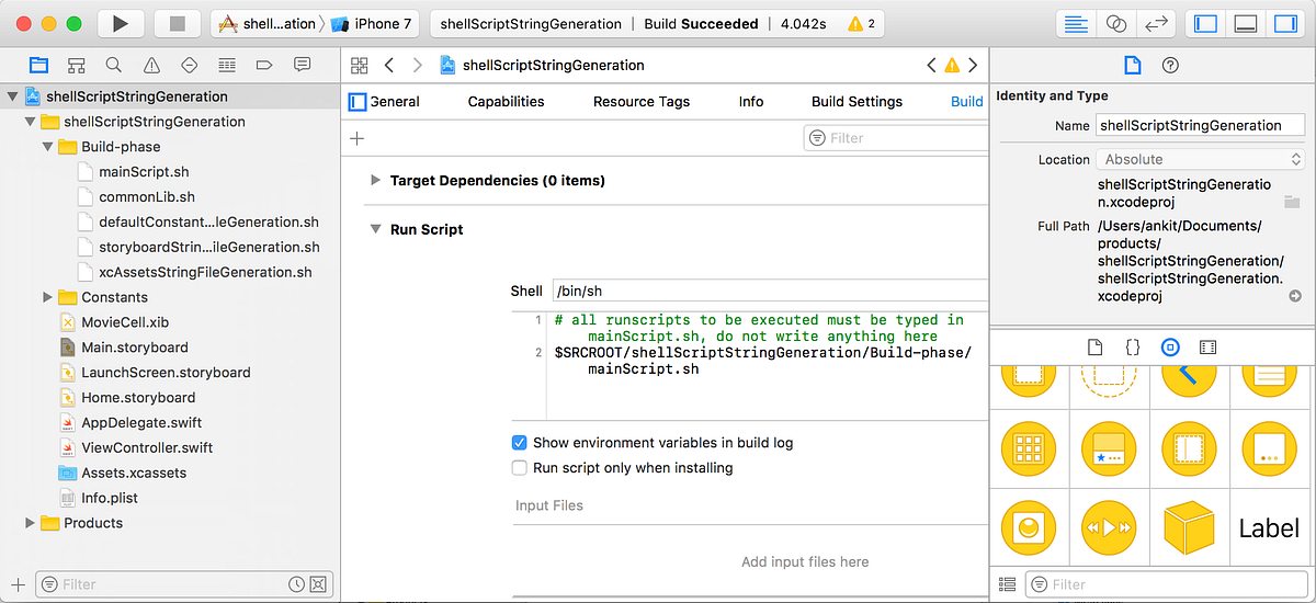 iOS | How I handled hardcoded strings of images / storyboards using shell scripts | by Ankit ...