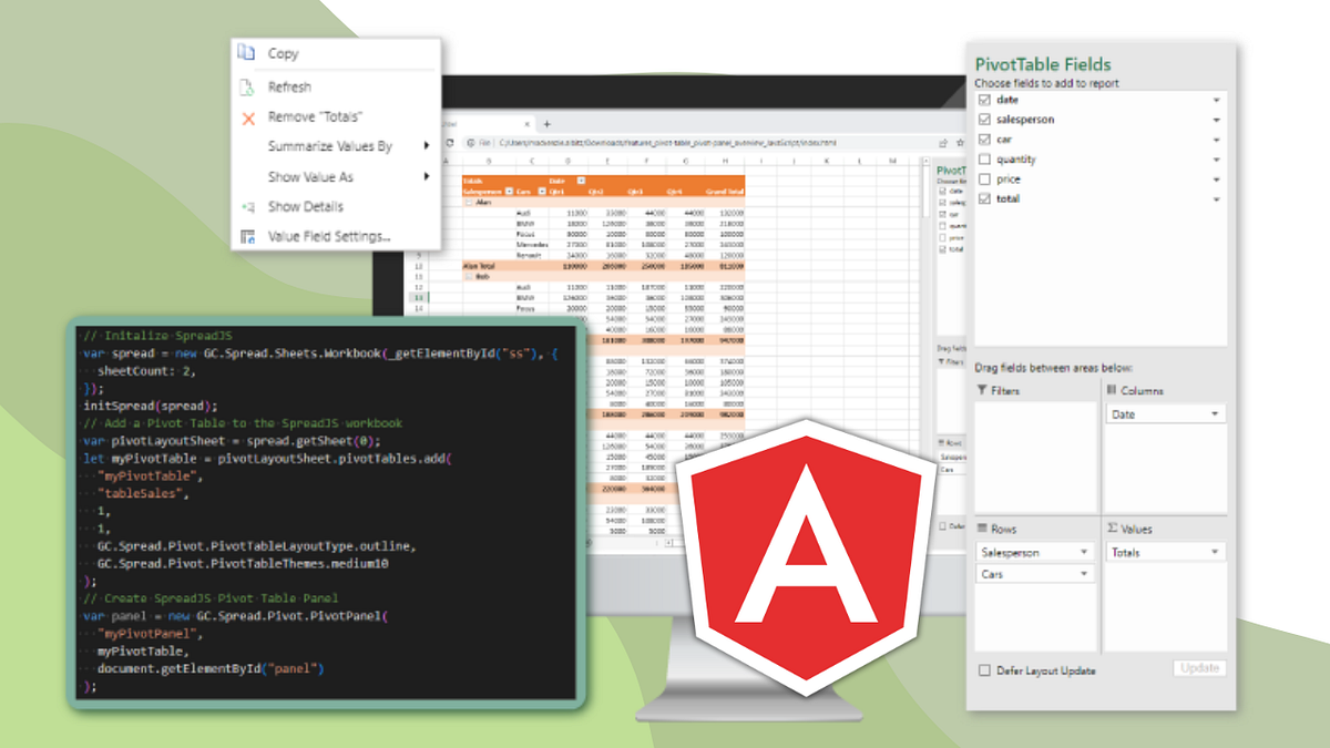 How to Add an Angular Pivot Table to Your Web Application | by MESCIUS inc. | MESCIUS inc. | Medium