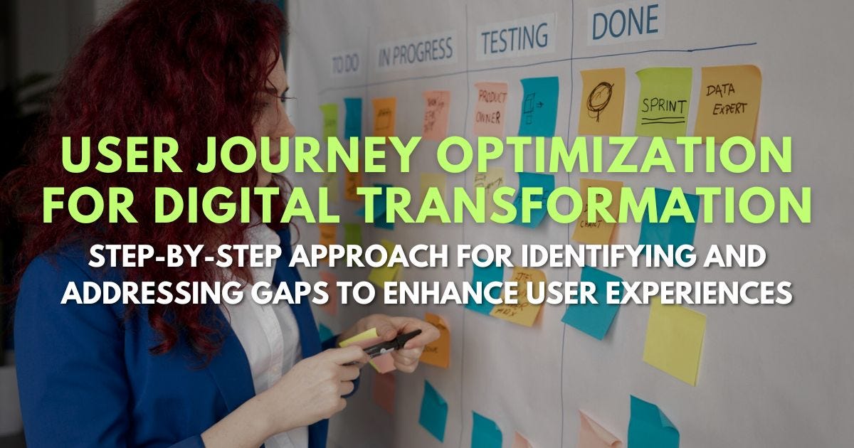 How to Optimize User Journey for a Successful Digital Transformation ...