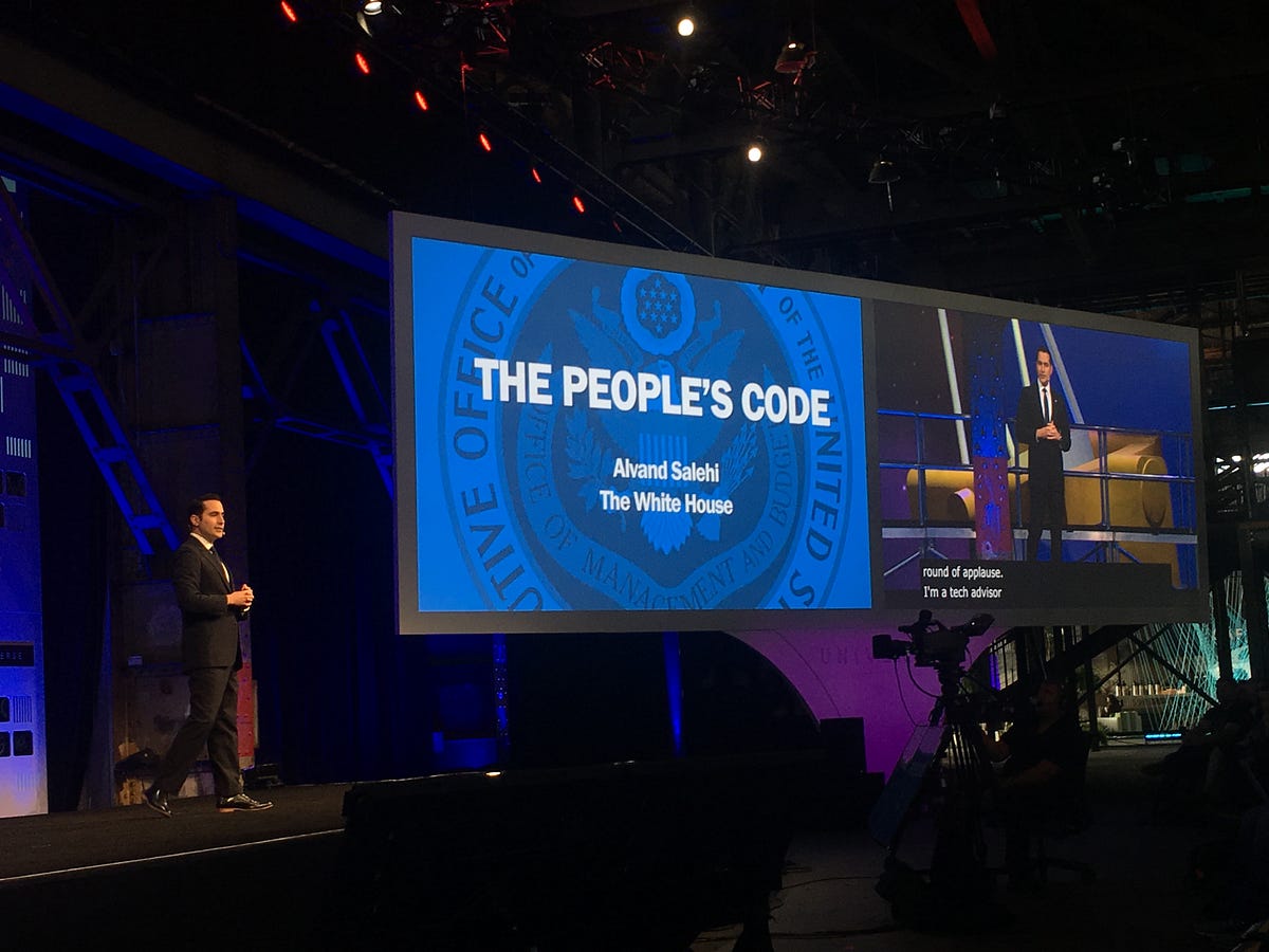 GitHub Universe liveblog: Alvind Salehi, Federal Government | by Beyang ...