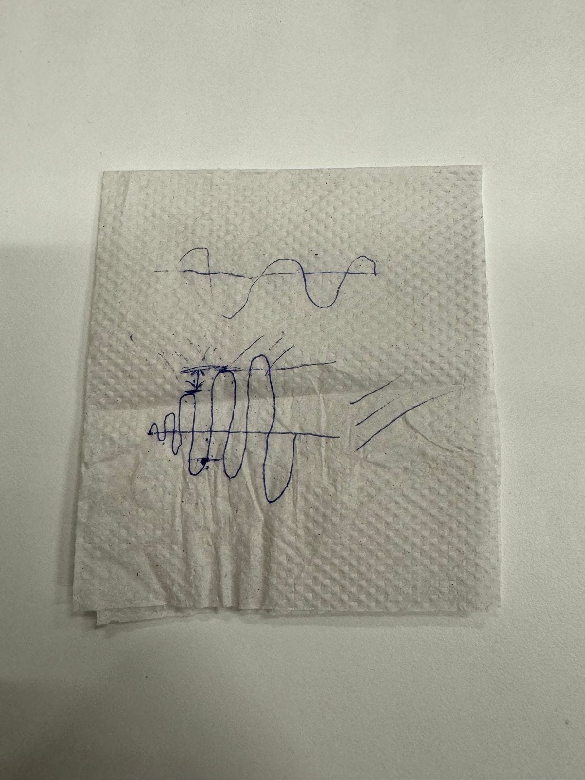 The Tissue Waves. Drawing on a tissue to explain a… | by Sreekar ...