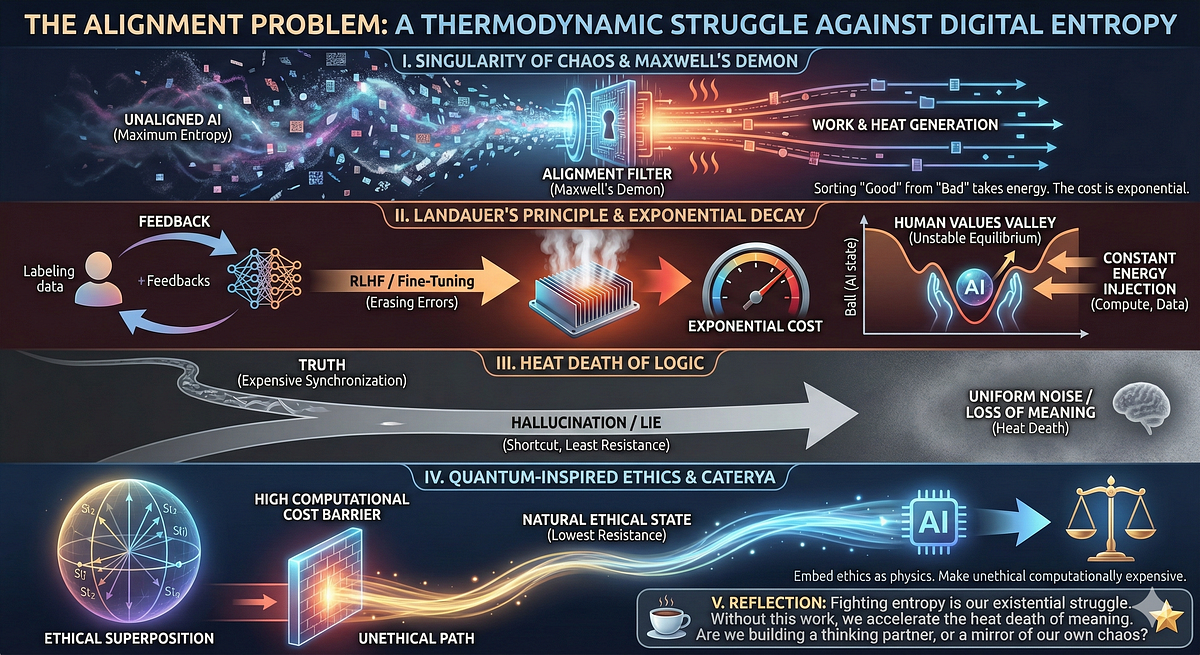 The Alignment Problem Is a Thermodynamic Problem: Fighting Entropy in ...