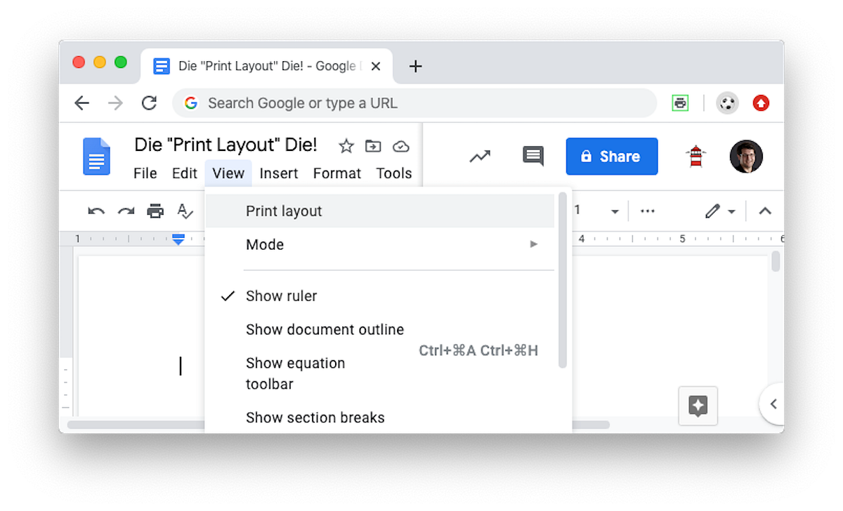 Die, Print Layout, Die…. the Chrome Extension | by Dion Almaer | Ben ...
