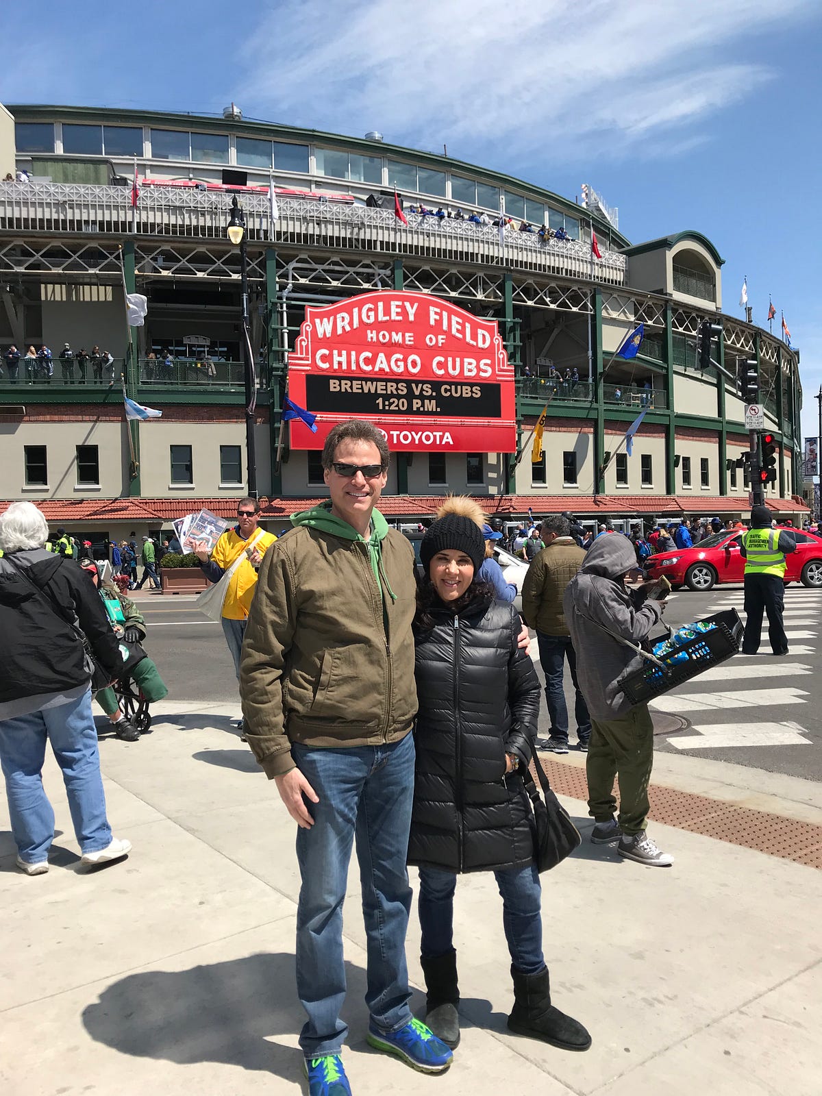 Jeff Travis takes a day off!. I went to Wrigley Field with my wife ...