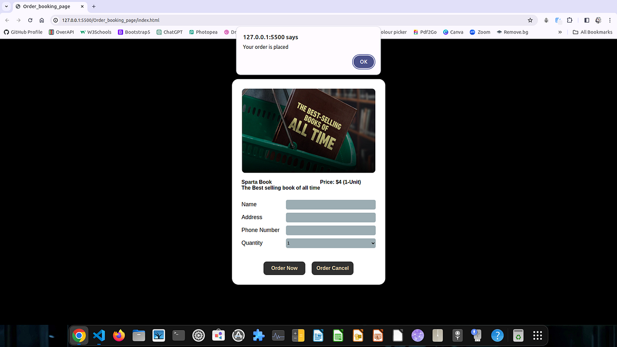 Week 1 Assignment: - Tasked with modifying a web page using the learned ...