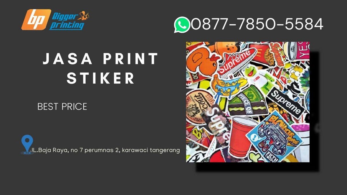 Jasa Print Stiker - Cetak Stiker Tangerang - Medium