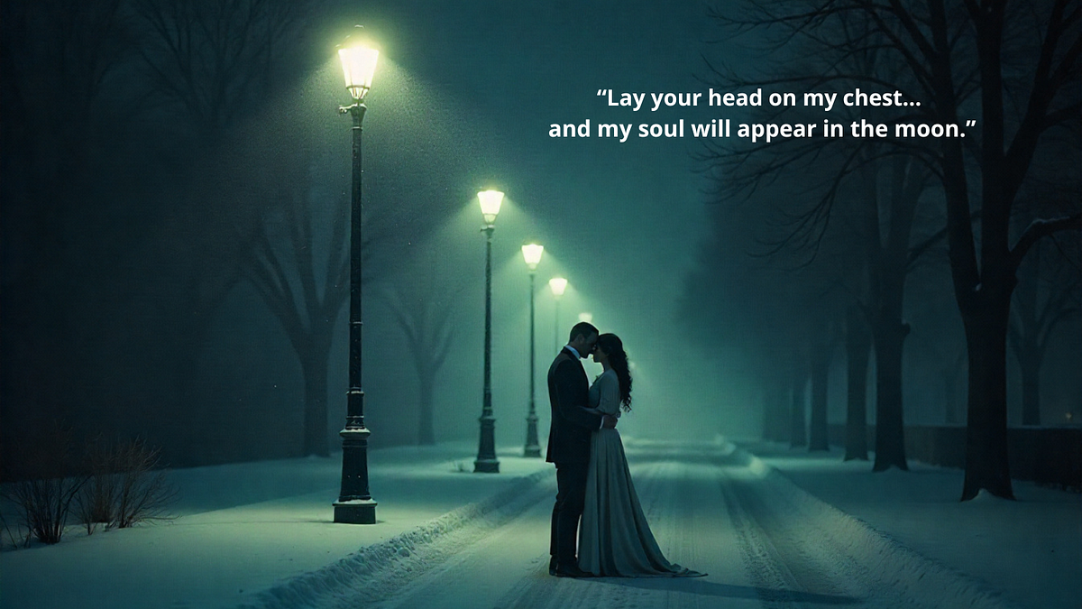 Lay Your Head on My Chest,. My Soul Will Appear in the Moon | by ...