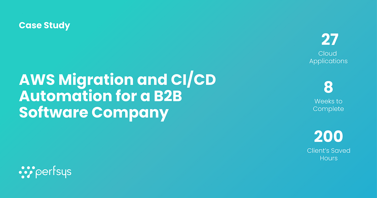 Scalable AWS Migration CI/CD Setup for PCB Software Company Case Study | Perfsys