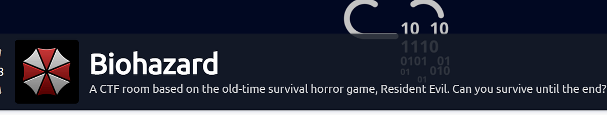 Biohazard- Tryhackme CTF write-up | Medium
