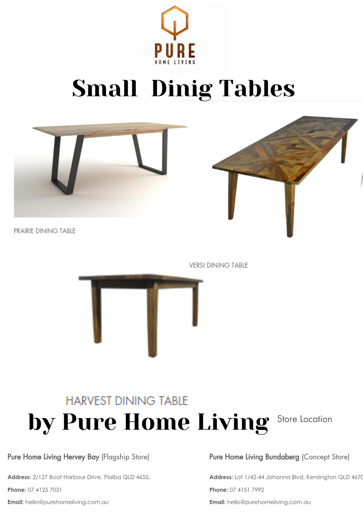 Dining Tables by Pure Home Living - Pure Home Living - Medium