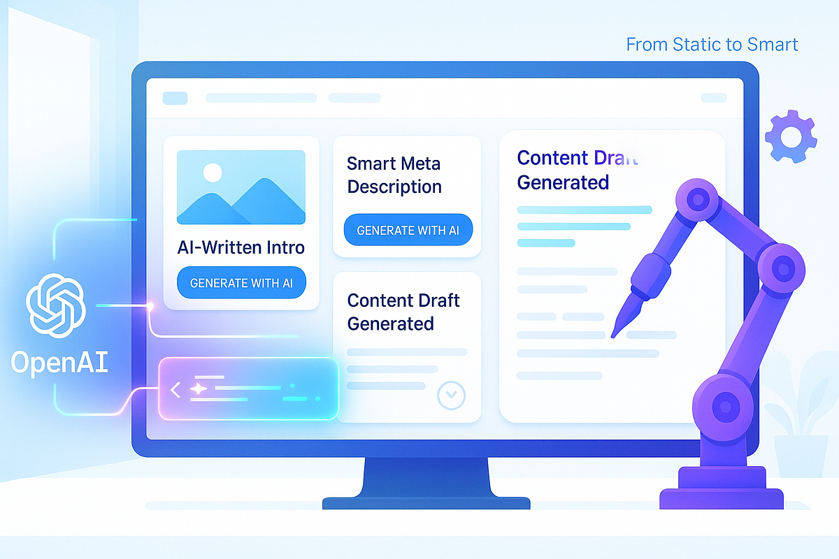 From Static to Smart: Adding AI-Generated Content to My CMS | by Hash Block | Jul, 2025 | Medium