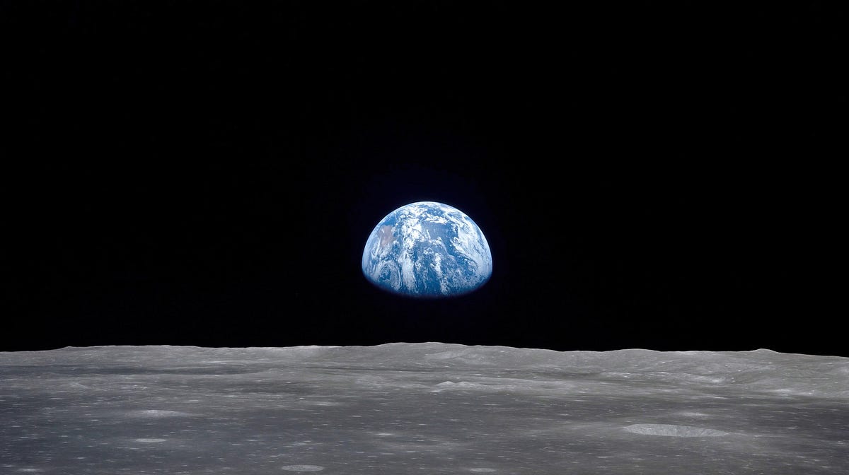 Earthrise by William Anders: A Historic Moment Captured in Space ...