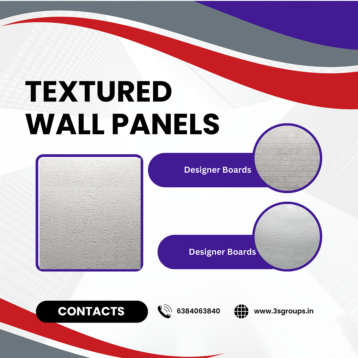 Everest BoardsTextured wall panels - Shreesivabalaajisteels - Medium