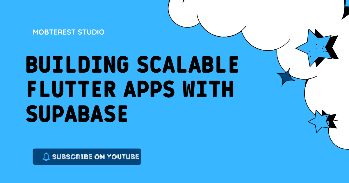 9 Essential Tips for Building Scalable Flutter Apps with Supabase | by ... 9 Essential Tips for Building Scalable Flutter Apps with Supabase | by ...