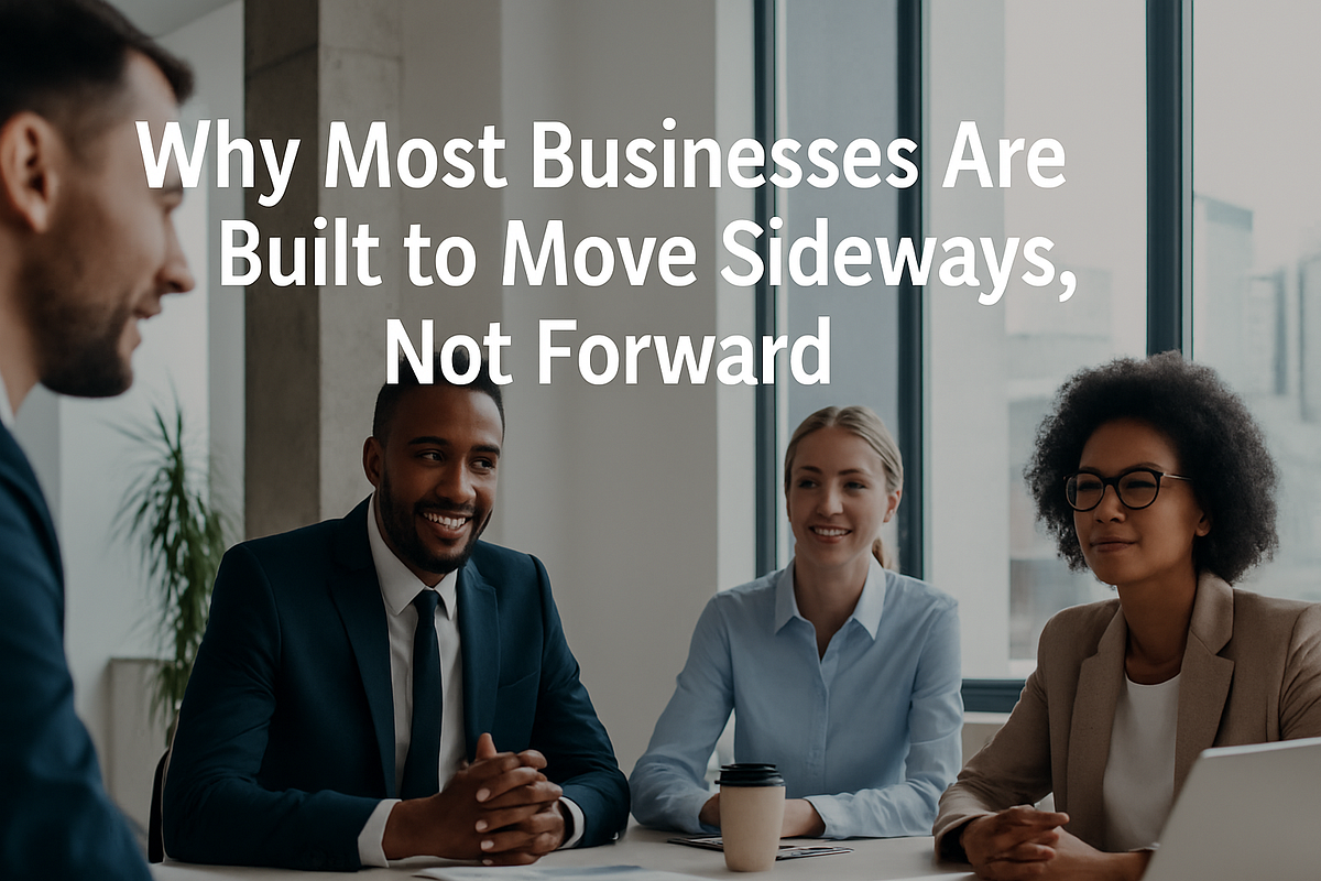 Why Most Businesses Are Built to Move Sideways, Not Forward | by Matteo ...