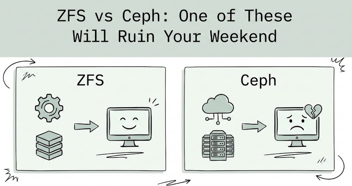 ZFS vs Ceph: One of These Will Ruin Your Weekend | by Mr.PlanB | Feb ...