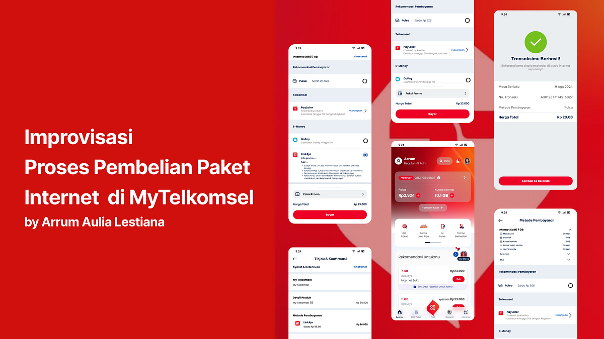 Case Study UI/UX MyTelkomsel: Improvisasi Proses Pembelian Paket Internet di MyTelkomsel | by ...