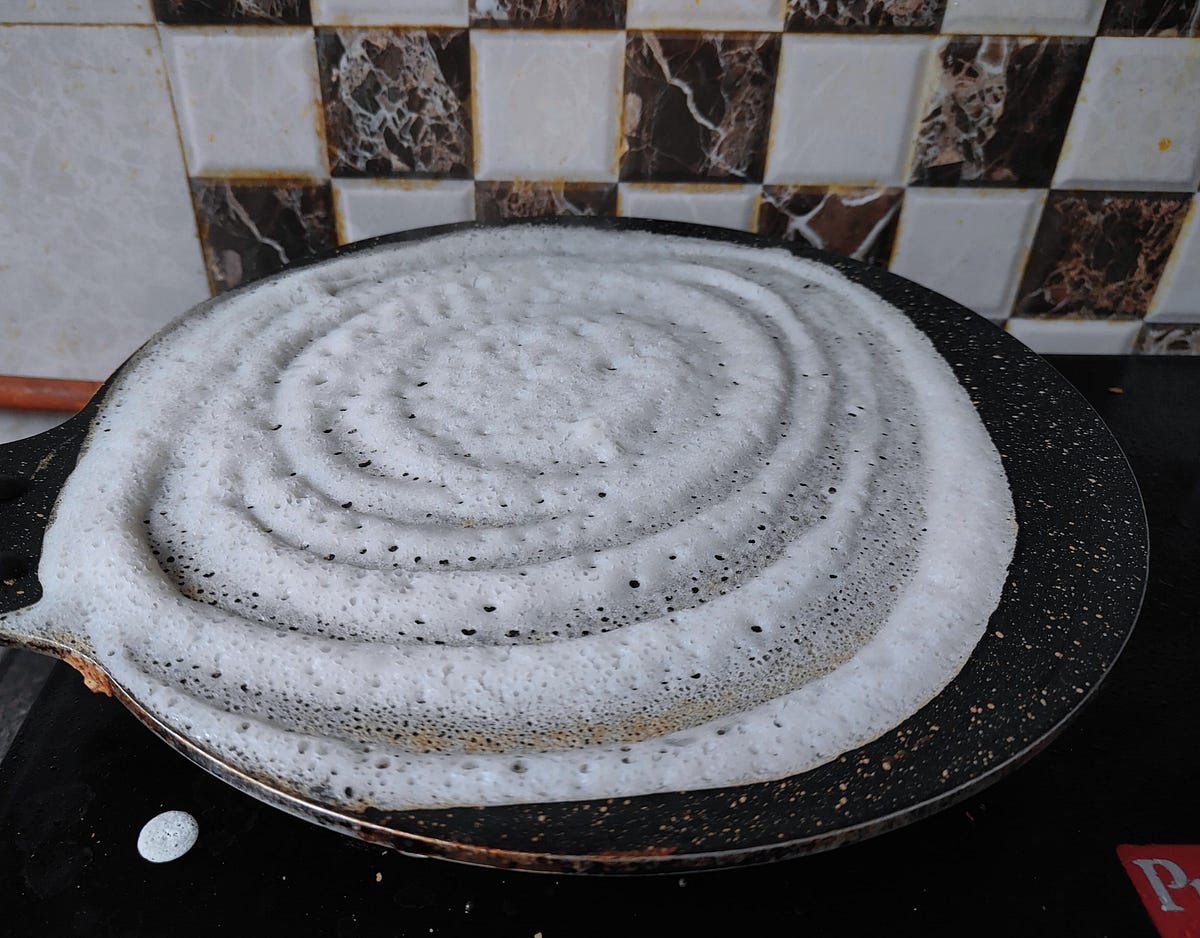 Cooking a perfect round dosa and the results | Frame & Tales📸