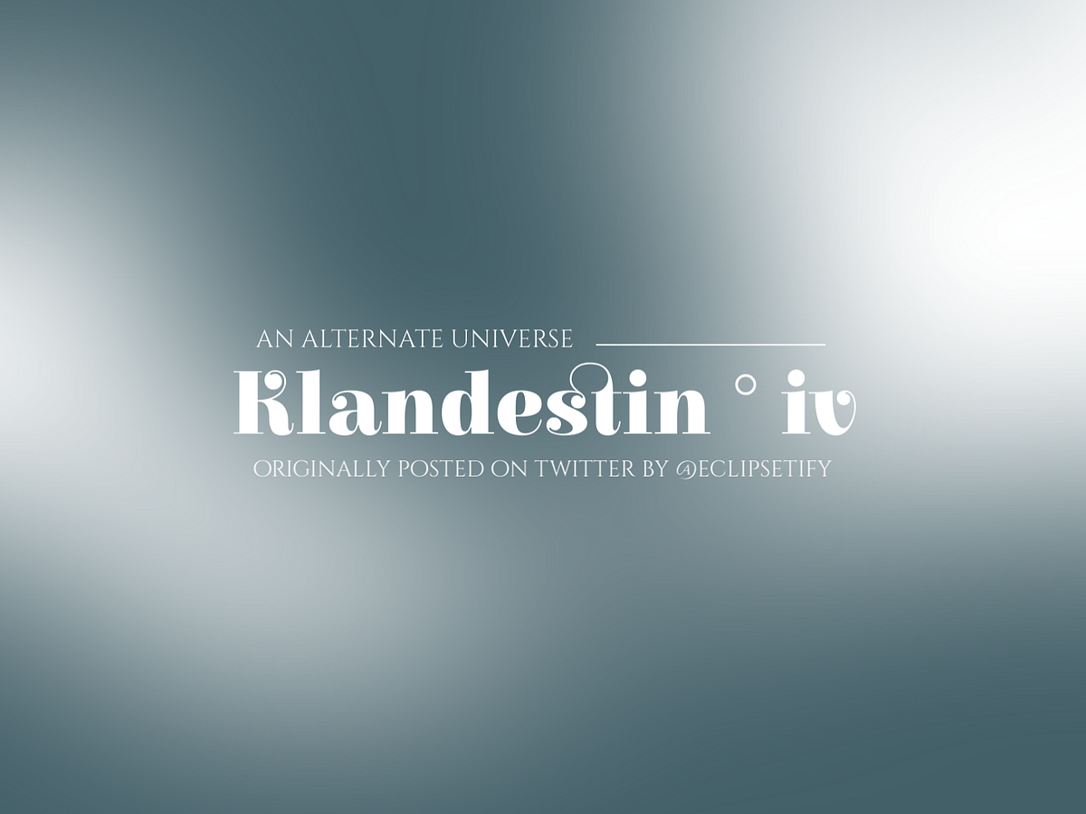 Klandestin ° iv | by July | Medium