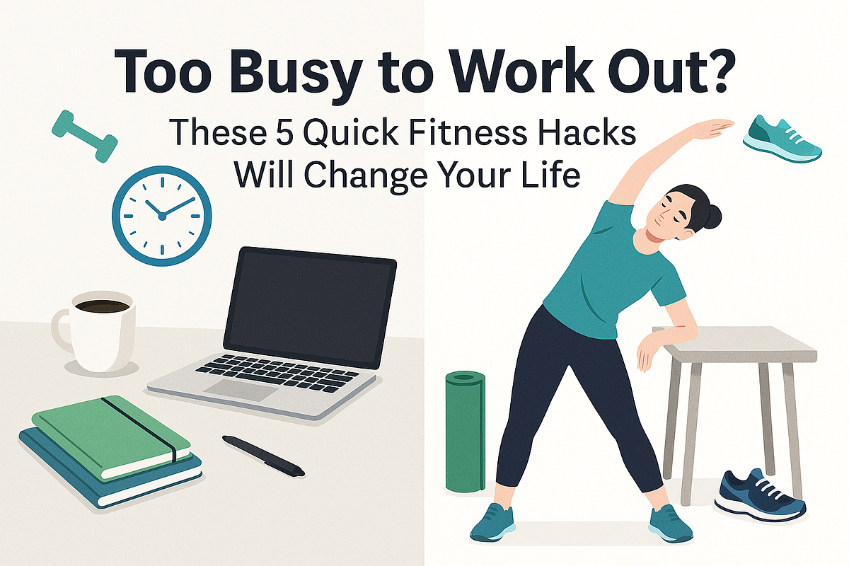 Too Busy to Work Out? These 5 Quick Fitness Hacks Will Change Your Life ...