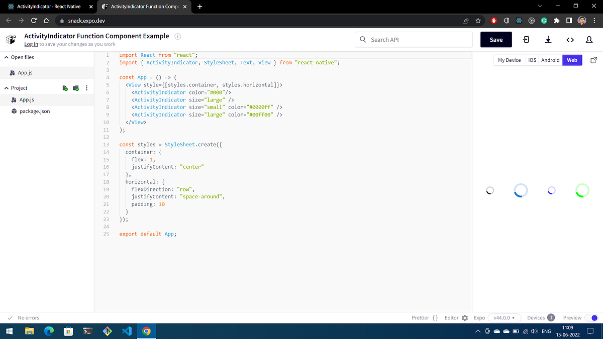 Loader or in React-Native - Harishseervi - Medium