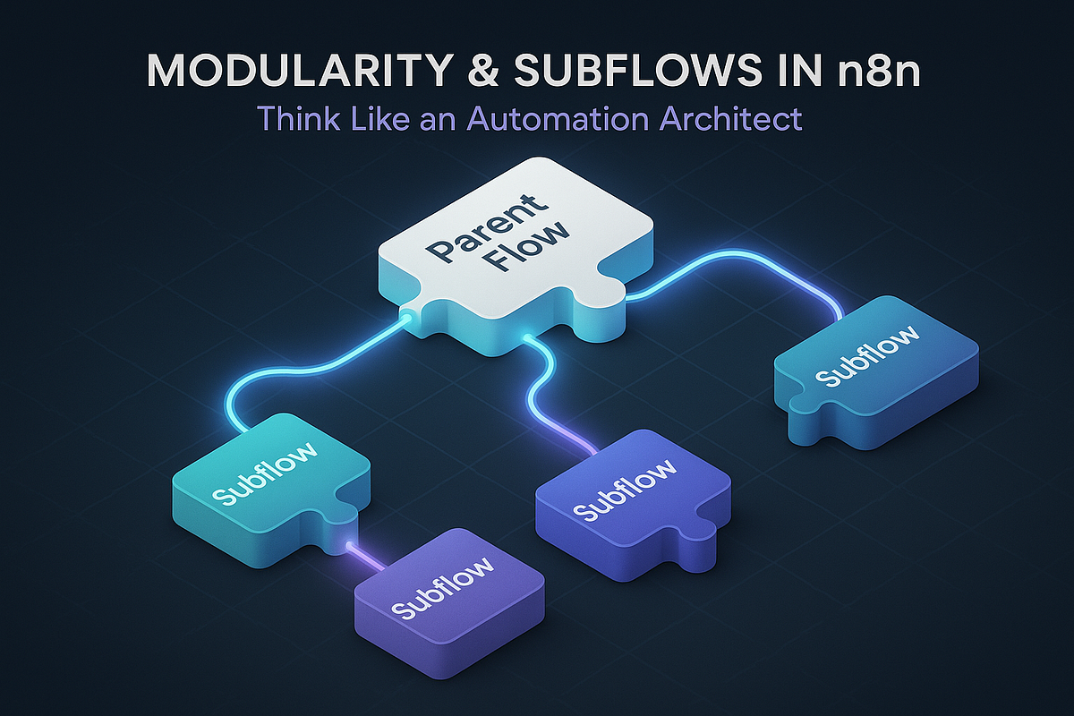🧱 Subflows, Modularity & Architectural Thinking in n8n | by Jesus P. M ...