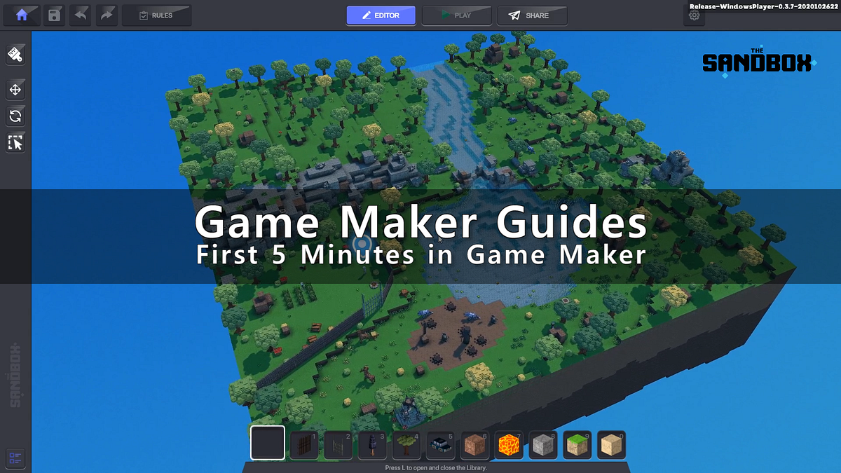 The Sandbox Game Maker Guides: First 5 Minutes in Game Maker | by The ...