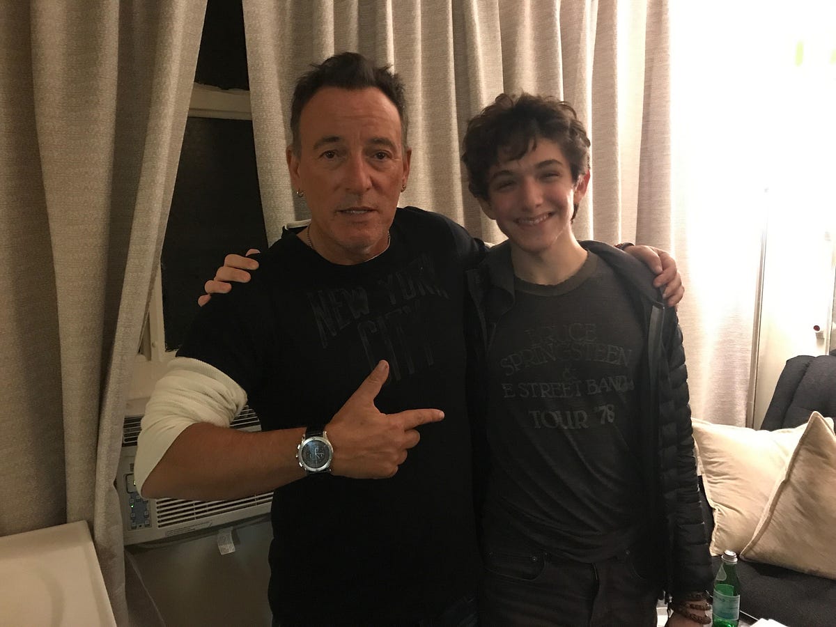 Bruce and Gio and Me. I have a photo of my teenage son, Gio… | by Karen ...