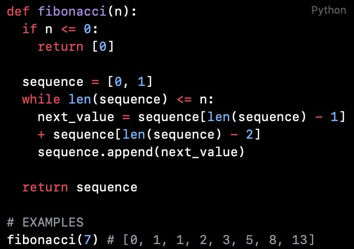 Python代码阅读（第54篇）：斐波那契数列 - Felix - Medium