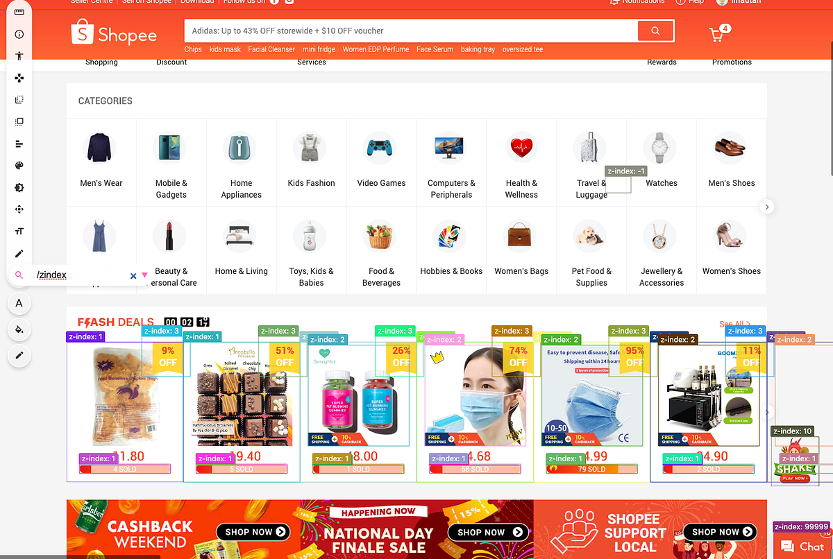 7 things to know about z-index. 1. Natural stacking order | by Tan Li ...