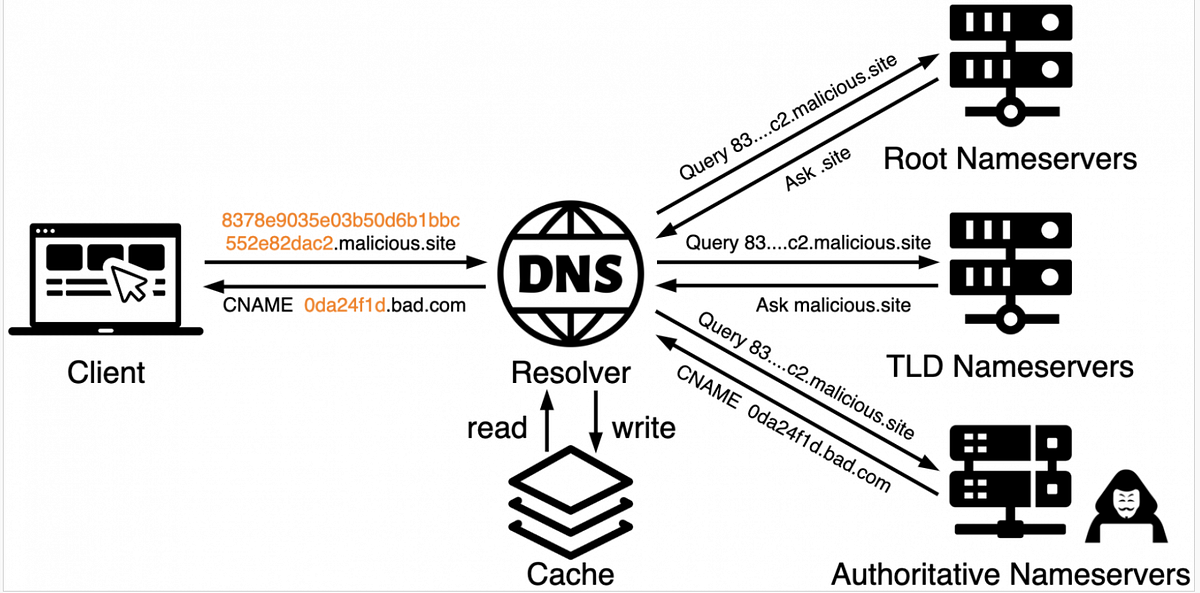 Unveiling the Threat: DNS Tunneling Exploited for Tracking and Network ...
