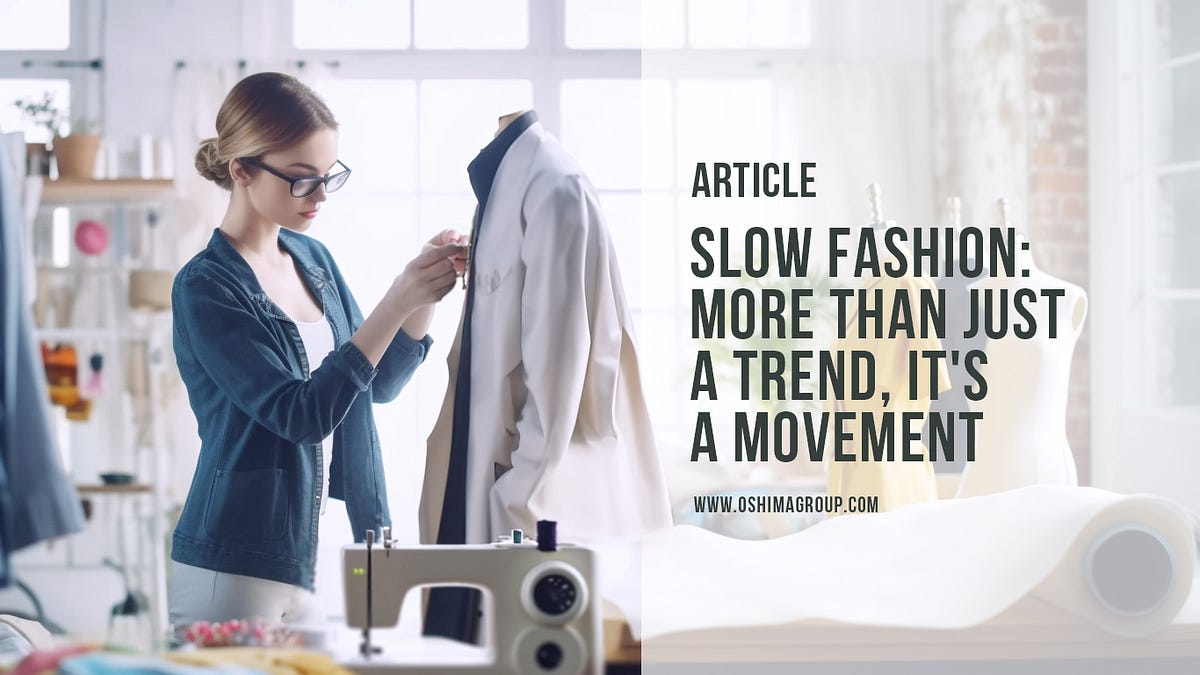 How Slow Fashion is Redefining Machinery Choices in Garment ...