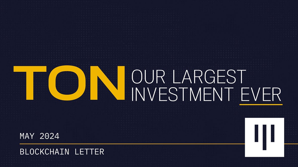 TON, Our Largest Investment Ever - Pantera Capital - Medium