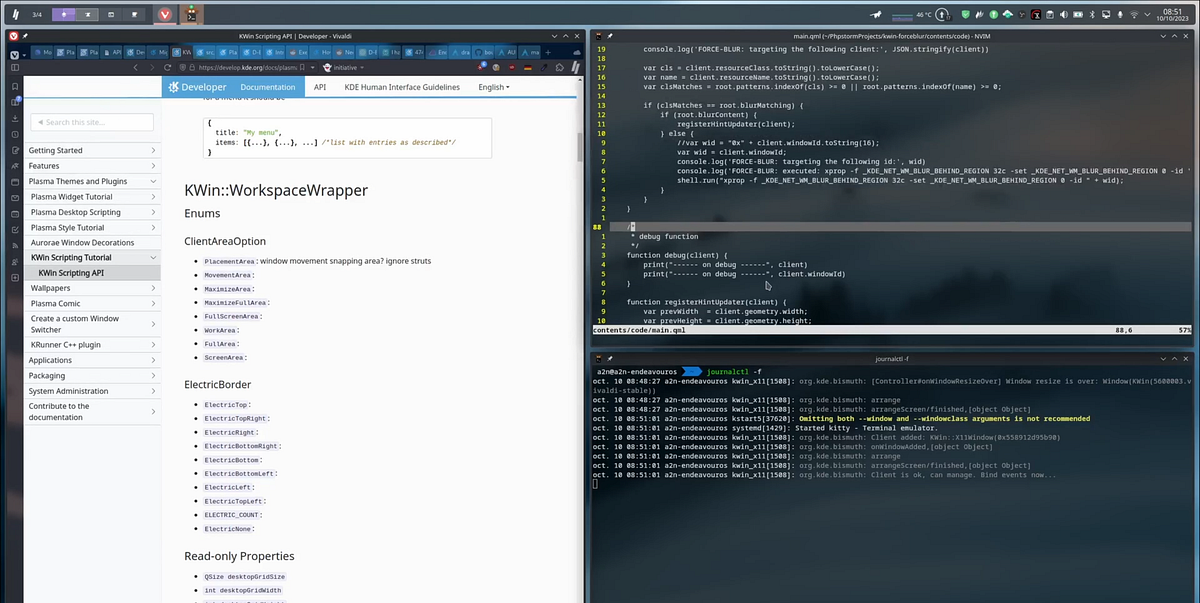 Add a real tiling window manager in KDE — the one-minute setup | by Bouteiller Alan | Medium