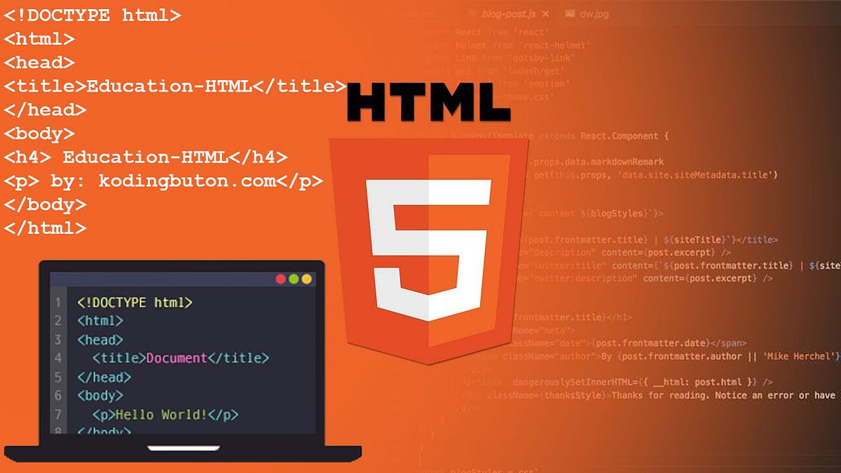 Membuat Halaman Awal Html. Mari kita mulai dengan membuka teks… | by ...